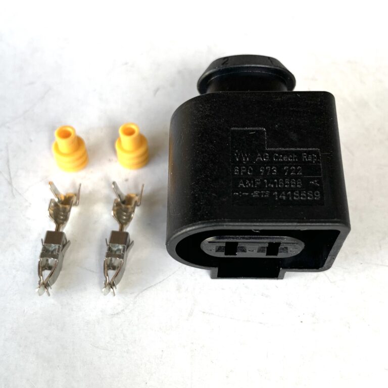 AUDI VW 8P0973722 роз'єм 2 pin 2,8 mm оригінал (без дроту) - Auto-Kiev
