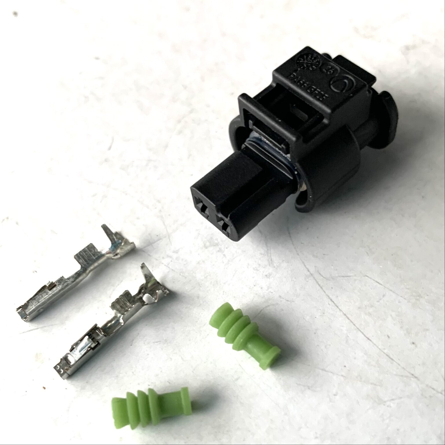 BMW 7543312-02 роз’єм 2 pin 1.2 mm оригінал (без дроту) – Auto-Kiev