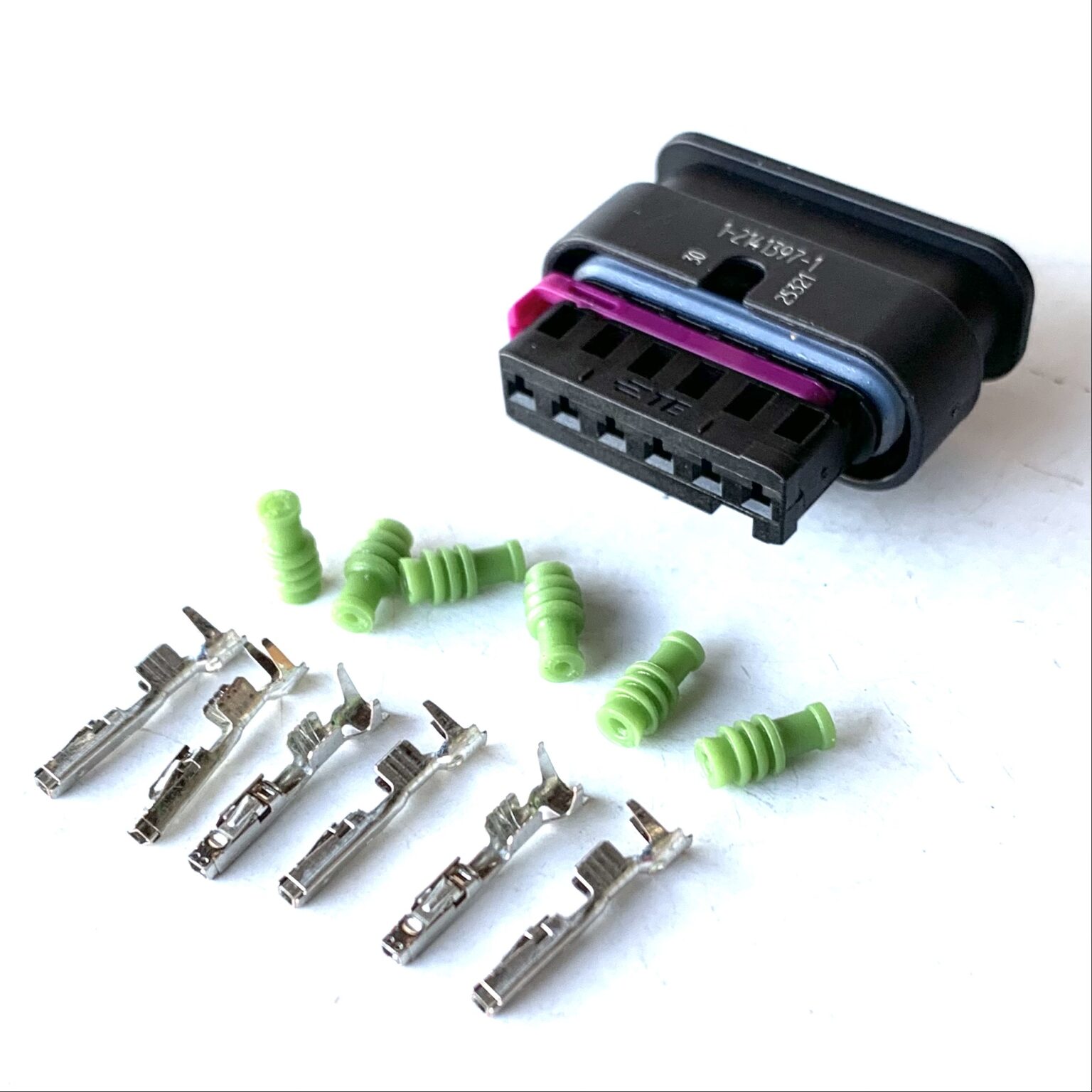 TE Connectivity 1-2141397-1 Разъём 6 pin 1,2 mm оригинал (без провода ...