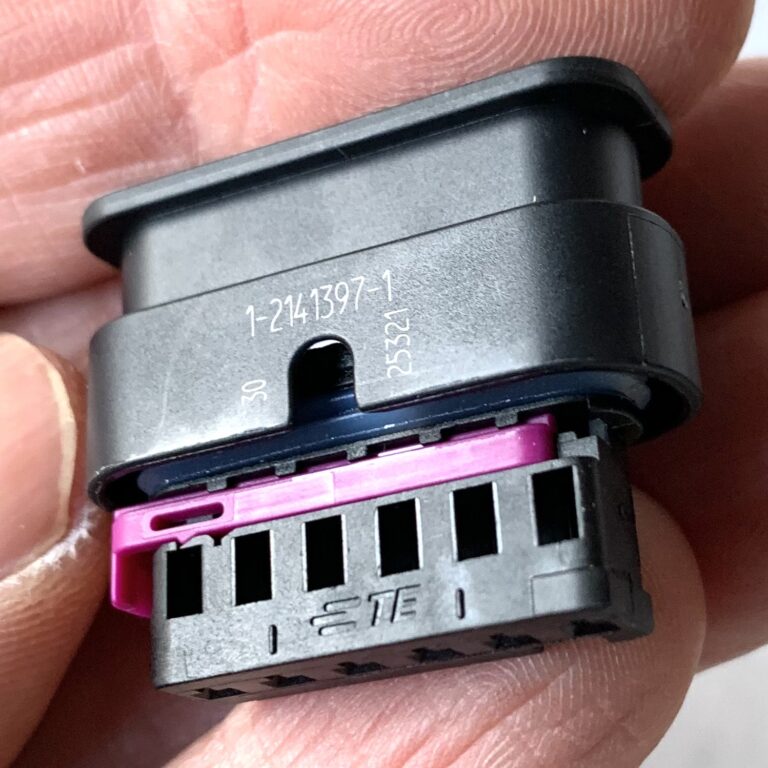 TE Connectivity 1-2141397-1 роз’єм 6 pin 1,2 mm оригінал (без дроту ...